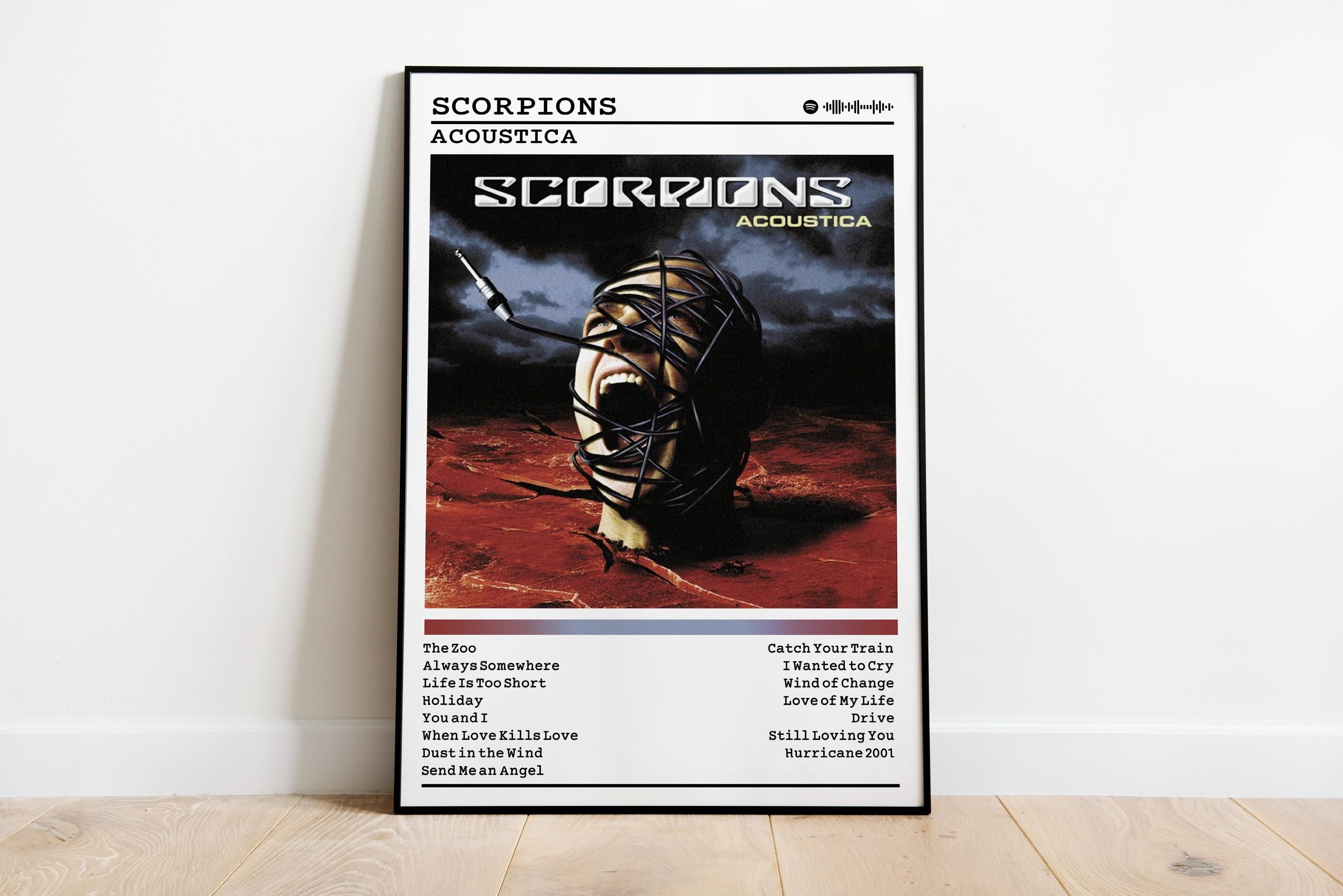 Vesco Scorpions Poster - Acoustica Poster - Album Poster Prints - Wall ...