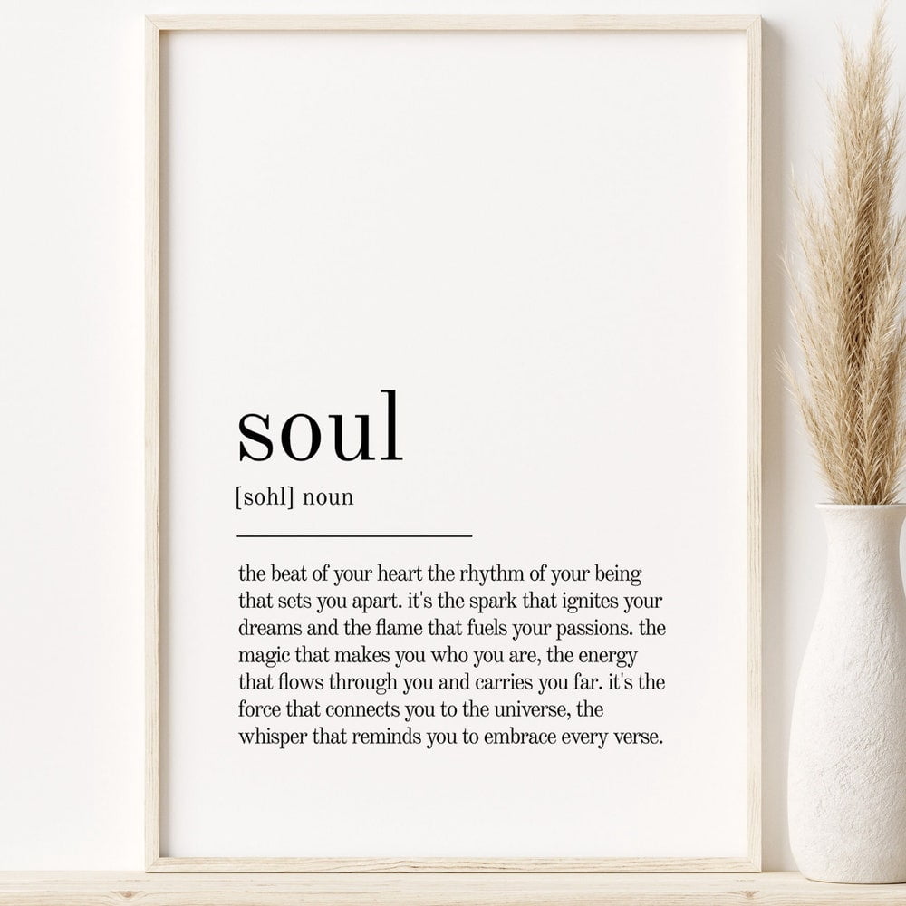 Vesco Soul Definition Print, Presents Present, Wall Art Prints,, 16x24 ...