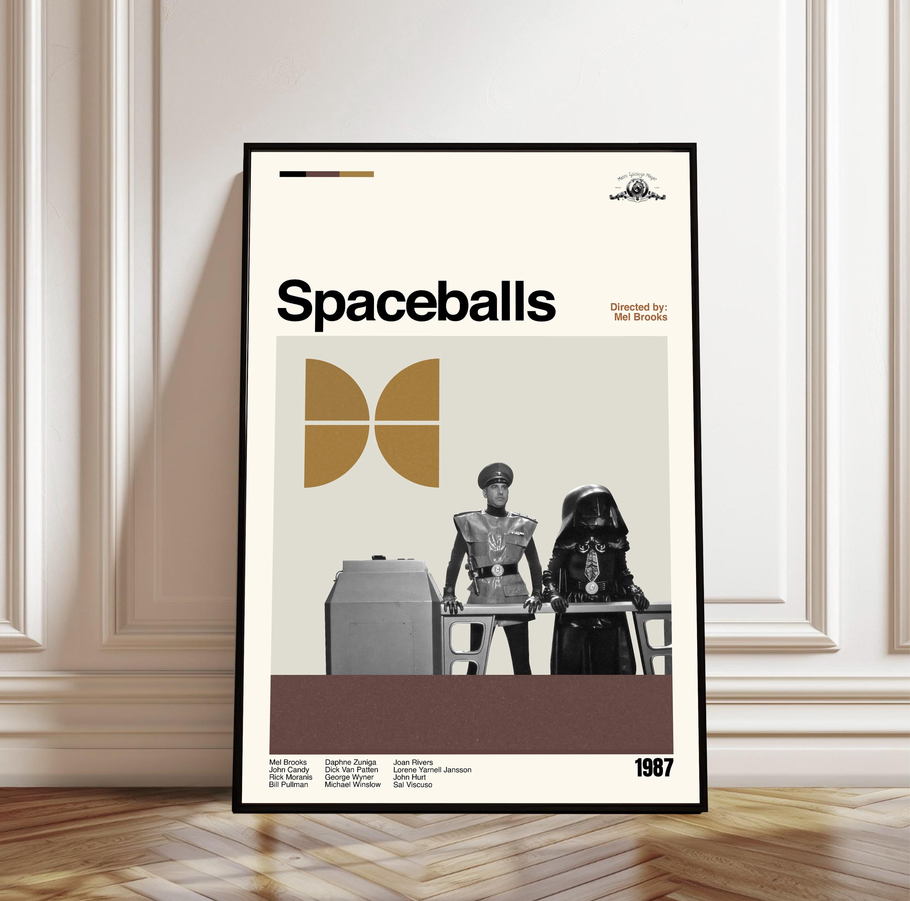 Vesco Spaceballs Poster - Movie Poster - Midcentury Modern Art ...