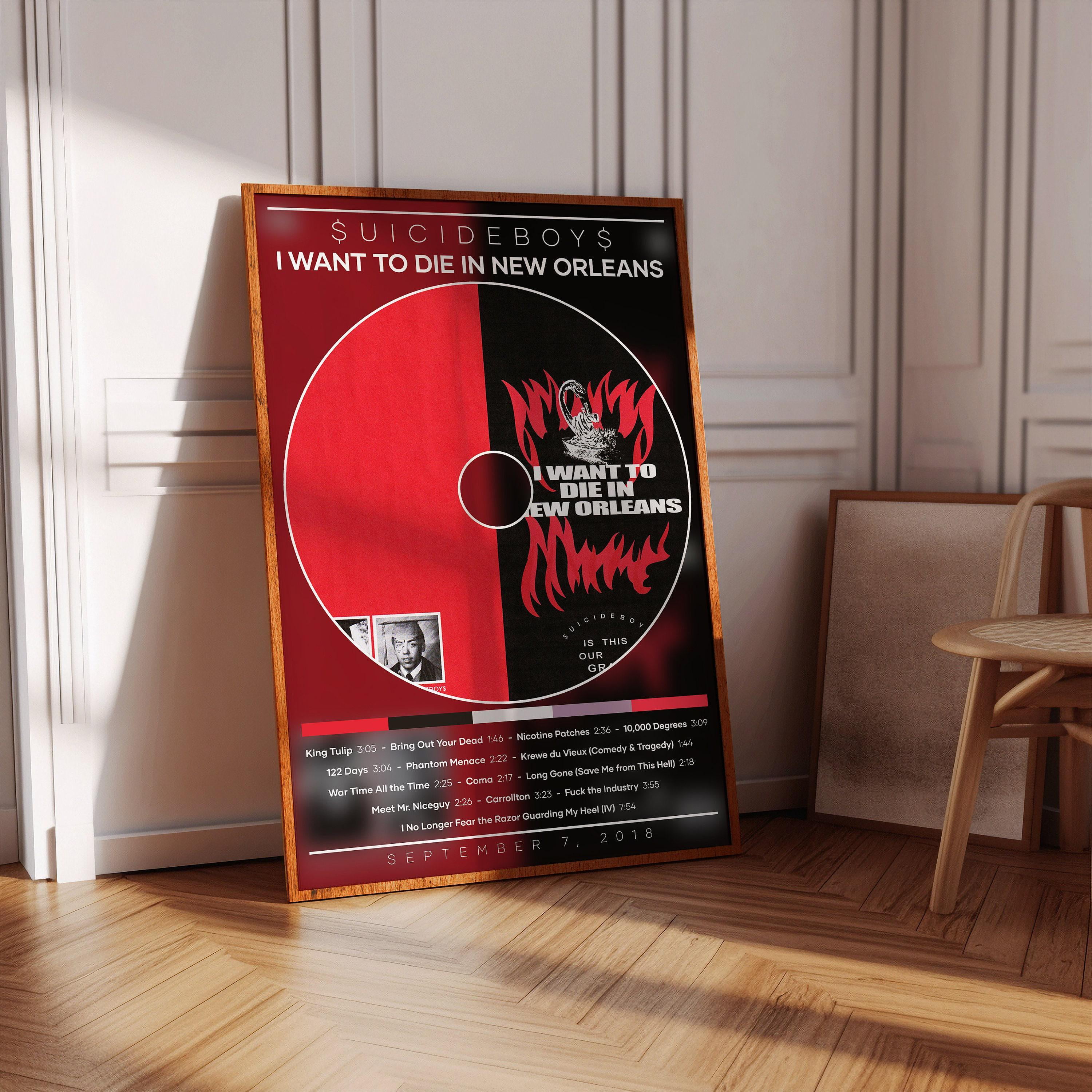 Vesco Suicideboys Poster - I Want To Die In New Orleans Poster - Album ...