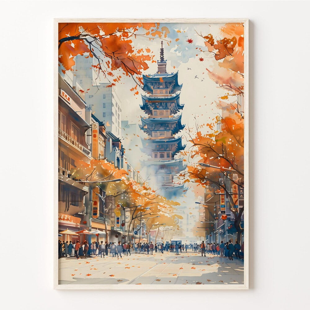 Vesco Taipei Art: Taiwan Travel Poster Art Print, 24x36 UNFFRAMED ...