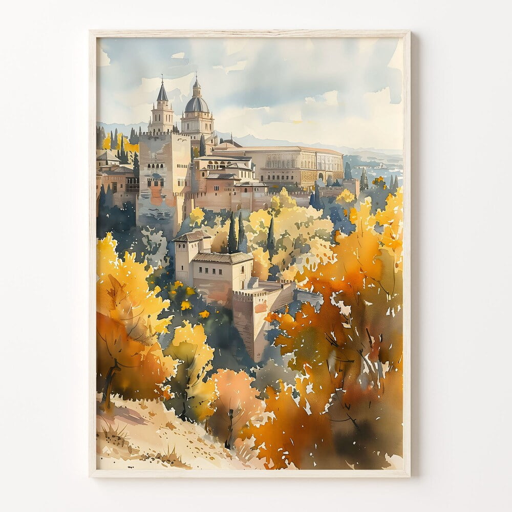 Vesco Toledo Spain Art Print: Historic Cityscape Poster, 8x12 UNFFRAMED ...
