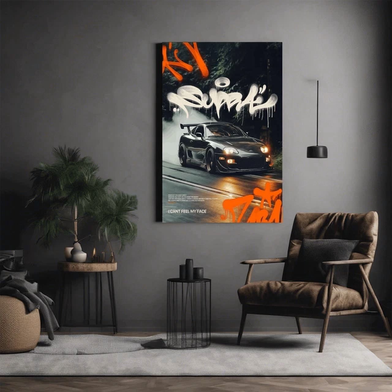 Vesco Toyota Supra Mk4 Jdm Poster – Iconic Tuner Car Wall Art Print ...
