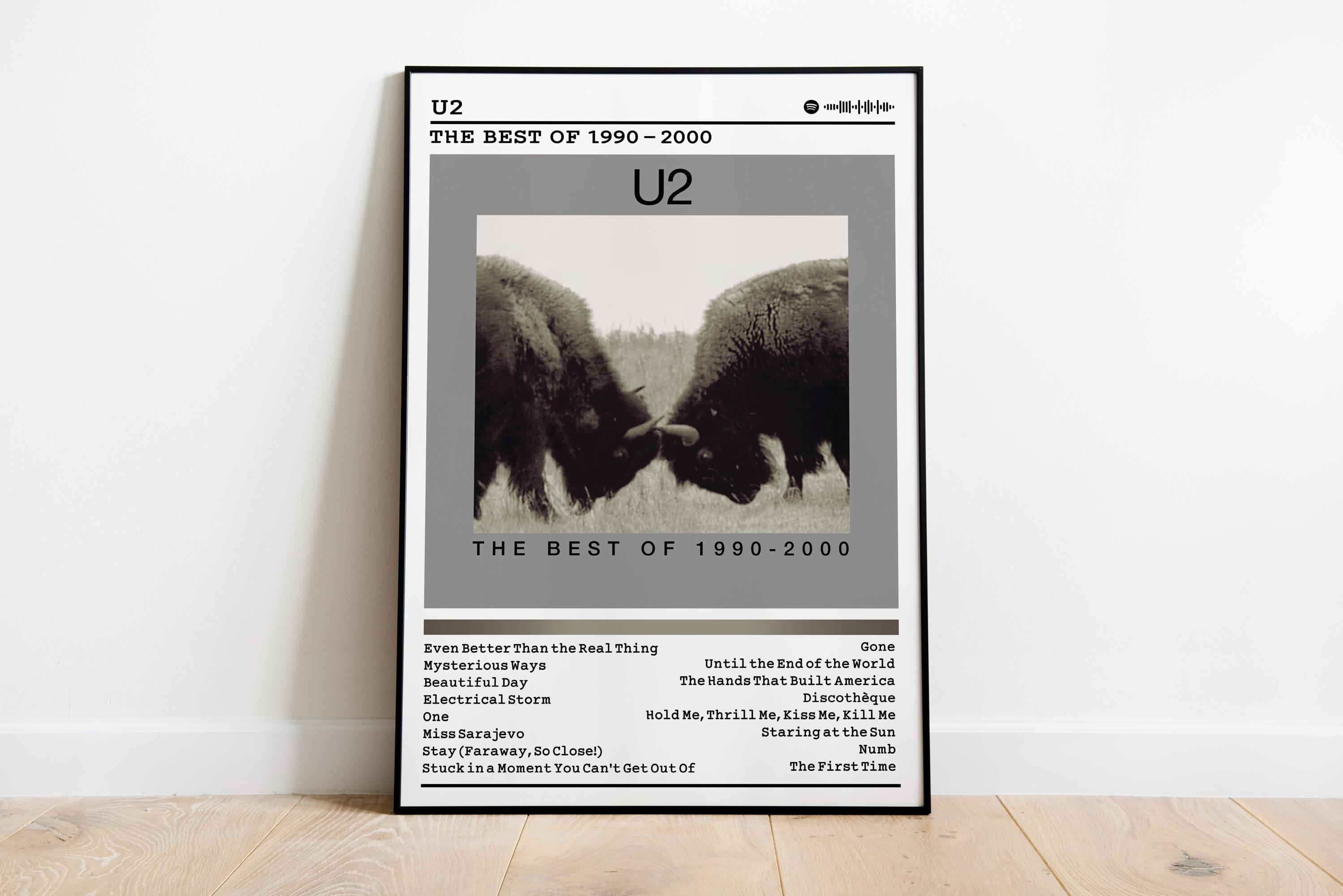 Vesco U2 Poster - The Best Of 1990-2000 Poster - Album Poster Prints ...