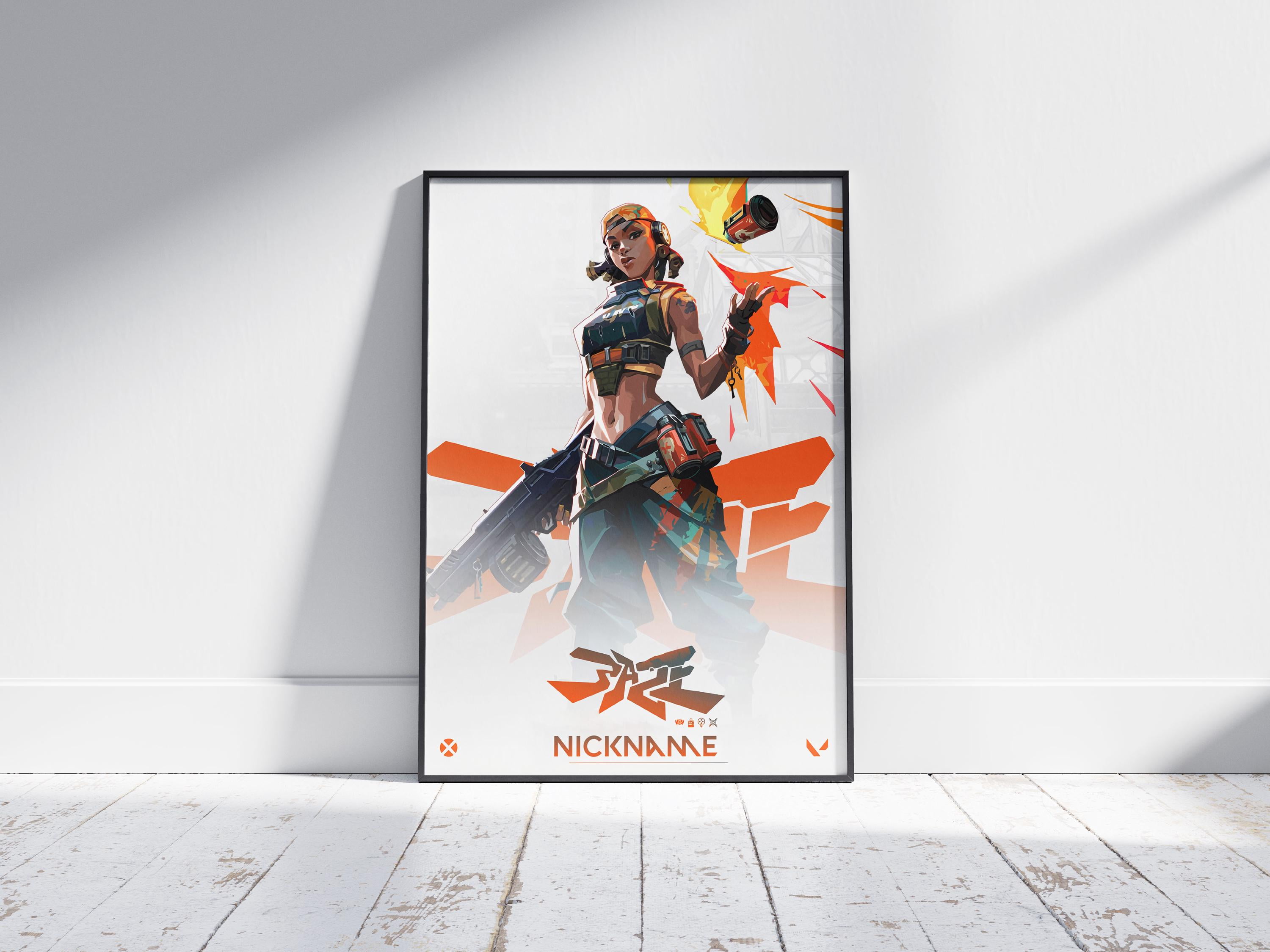 Vesco Valorant Raze Personalized Poster -Valorant Gift- Valorant Poster ...