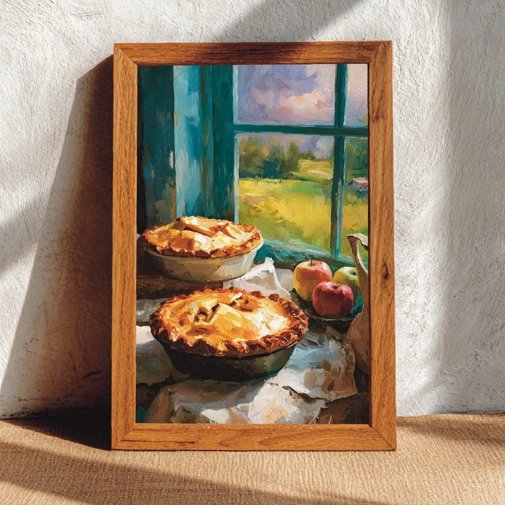 Vesco Vintage Apple Pie Poster, 8x12 UNFFRAMED - Walmart.com