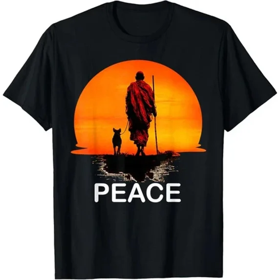 Vesco Walk For Peace Monks With Aloka Dog T-Shirt Allsize - Walmart.com