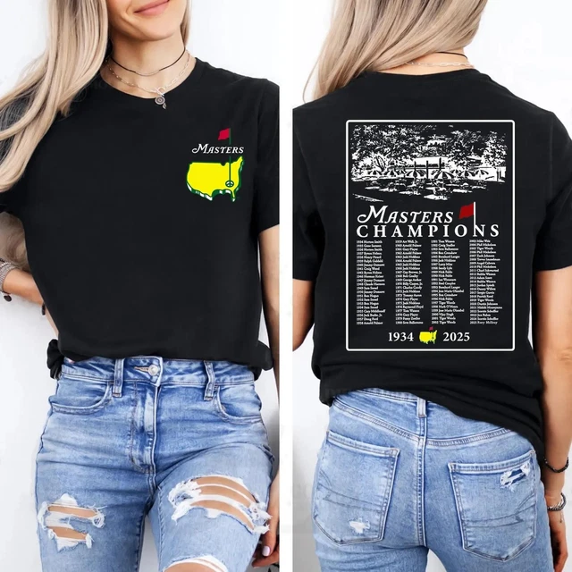 Vesco With 2025 Masters Golf Tournament Tee, Augusta National Champions ...