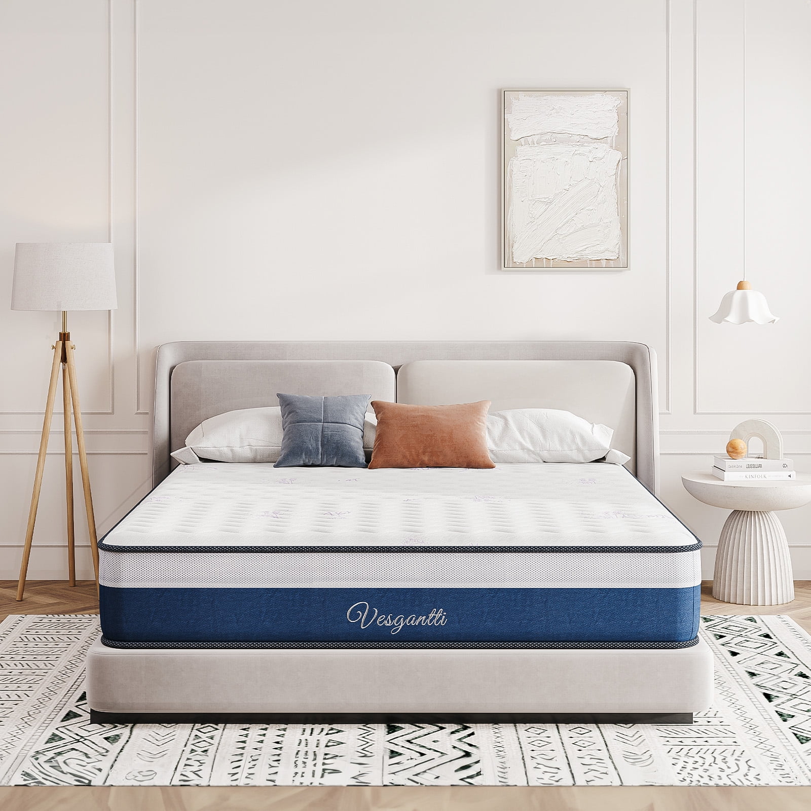 Vesgantti Tight Top Series - 10 Inch Innerspring Hybrid Full Mattress ...