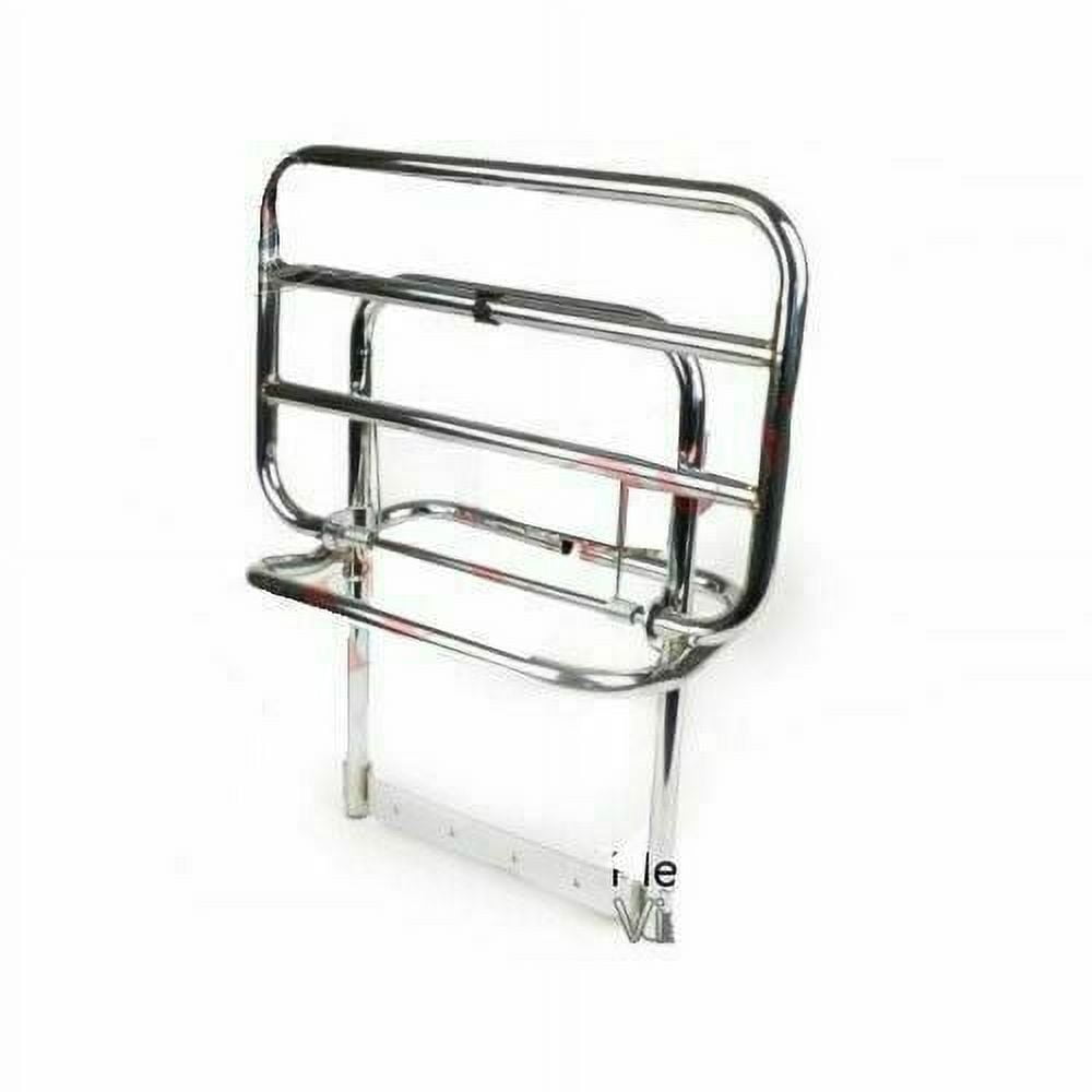Vespa Carrier Rear Folding Rack Chrome Plated PX PE T5 Stella Models ...