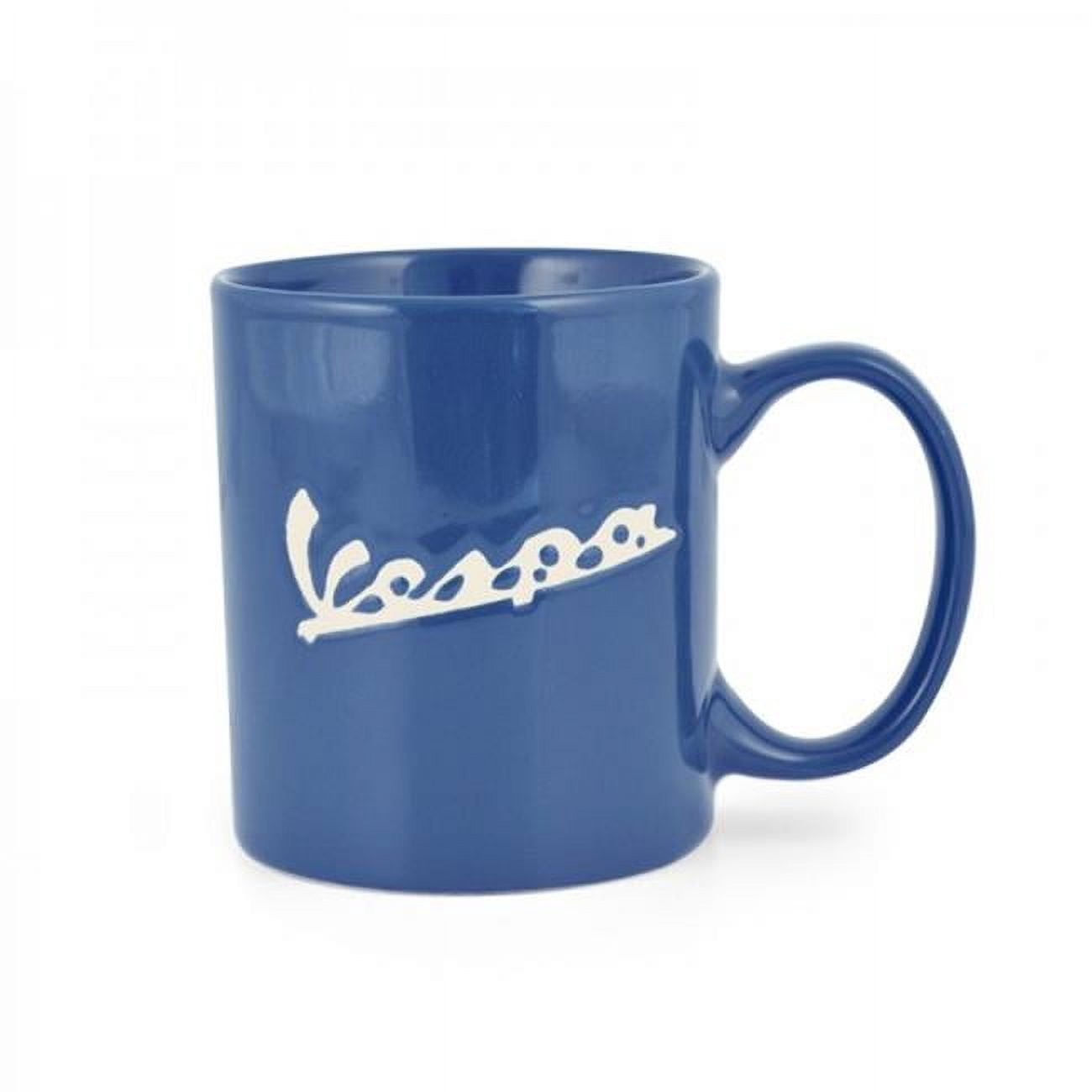 Vespa VPCE23 Decorated Ceramic Mug, Blue - 4. 7 x 3. 3 inch - Walmart.com