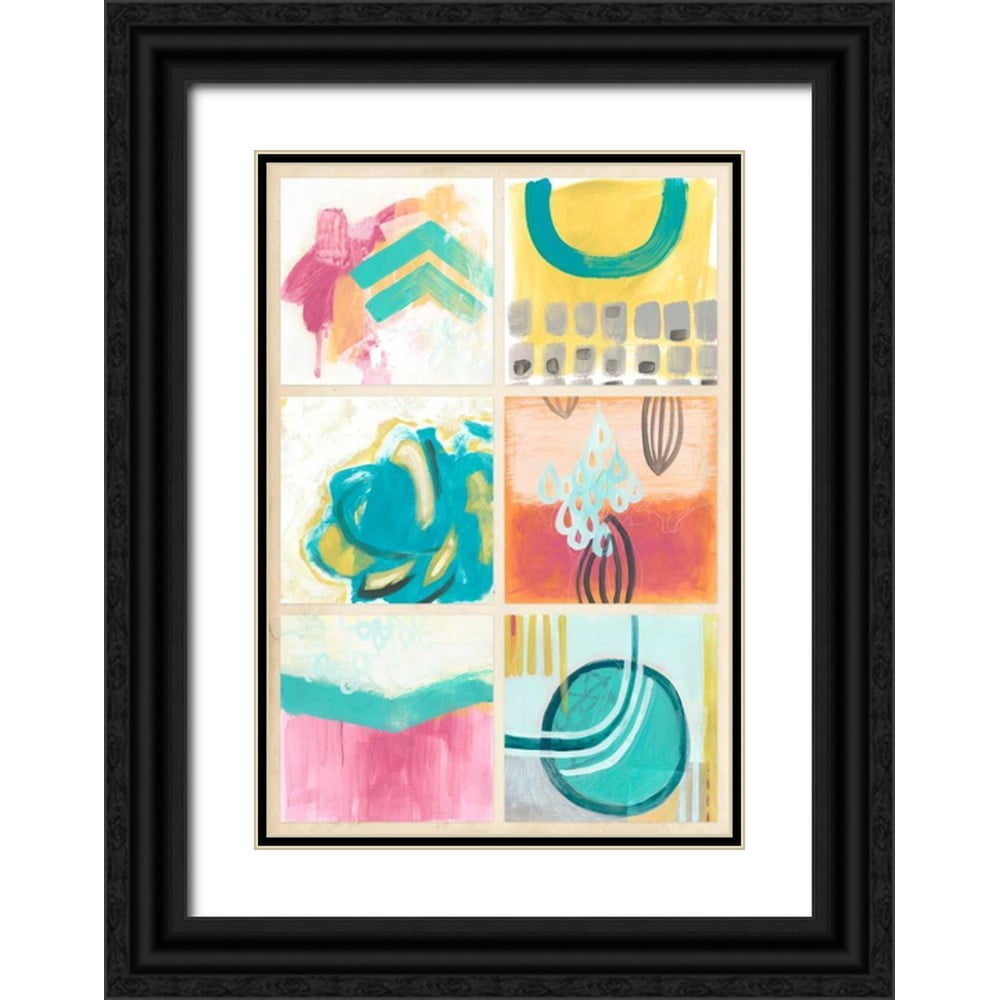 Vess, June Erica 11x14 Black Ornate Wood Framed with Double Matting ...