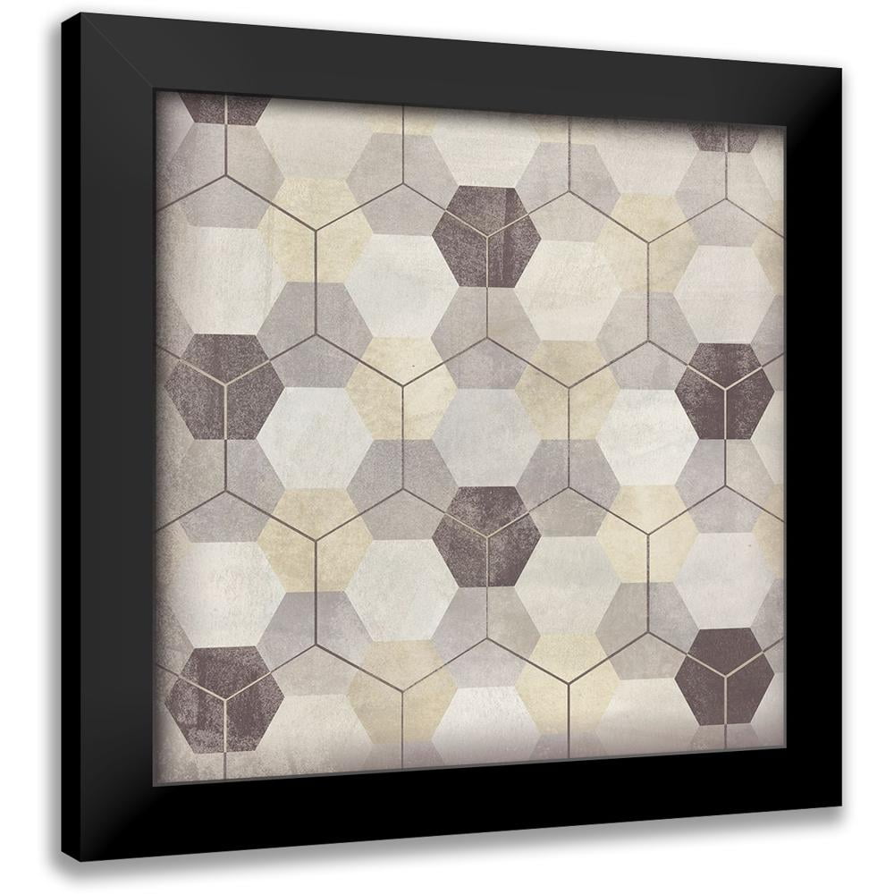 Vess, June Erica 12x12 Black Modern Framed Museum Art Print Titled ...