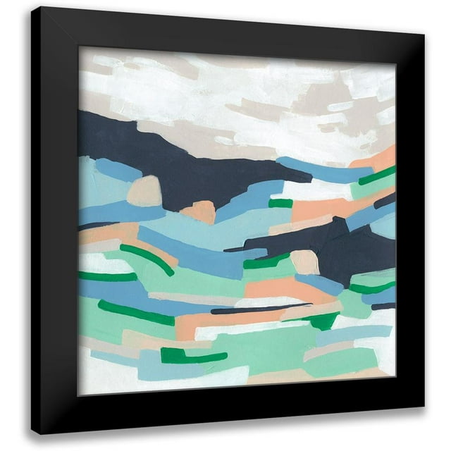 Vess, June Erica 12x12 Black Modern Framed Museum Art Print Titled ...