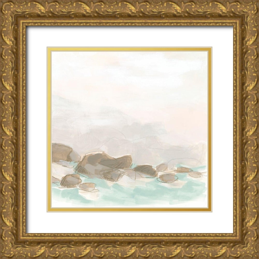 Vess, June Erica 12x12 Gold Ornate Wood Framed with Double Matting Museum Art Print Titled ...
