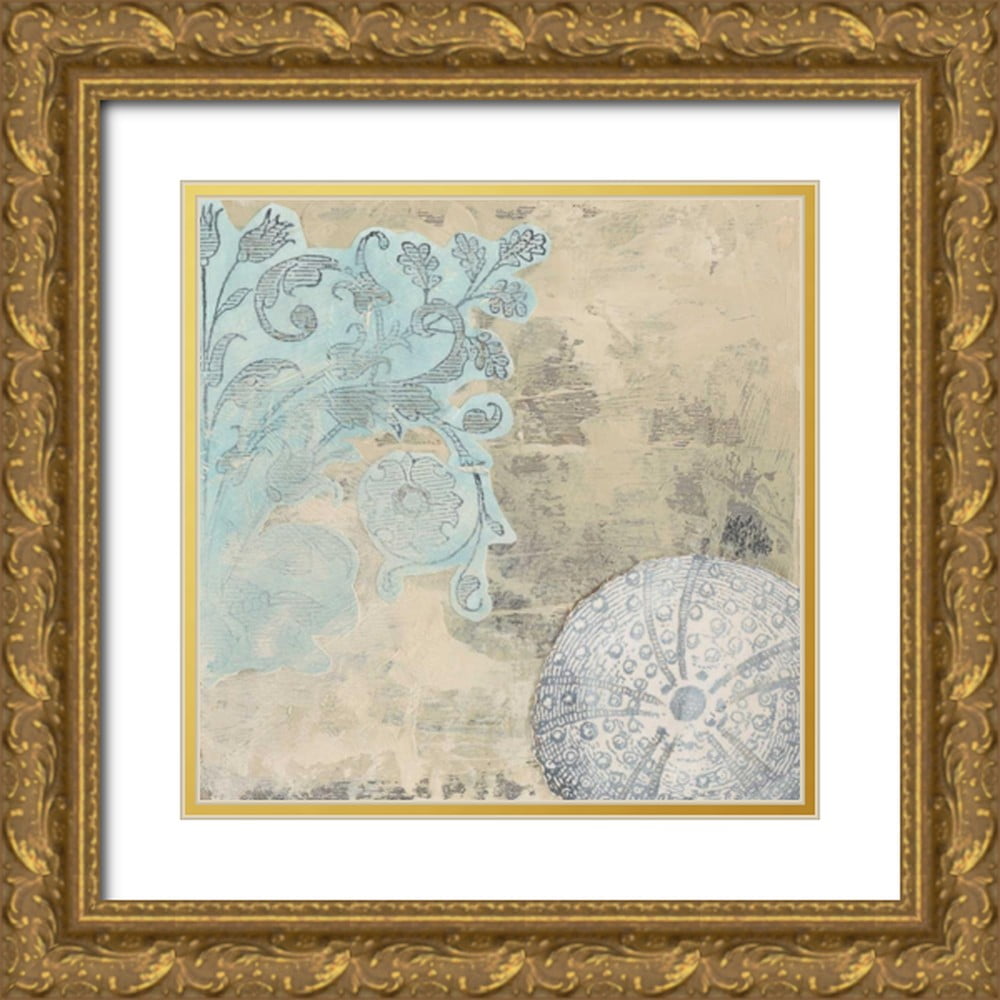 Vess, June Erica 12x12 Gold Ornate Wood Framed with Double Matting Museum Art Print Titled ...