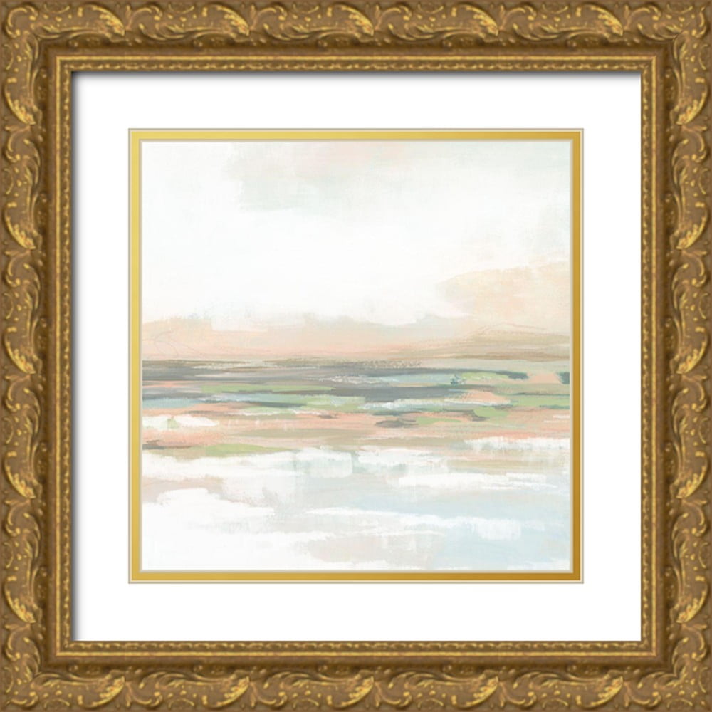 Vess, June Erica 12x12 Gold Ornate Wood Framed with Double Matting Museum Art Print Titled ...