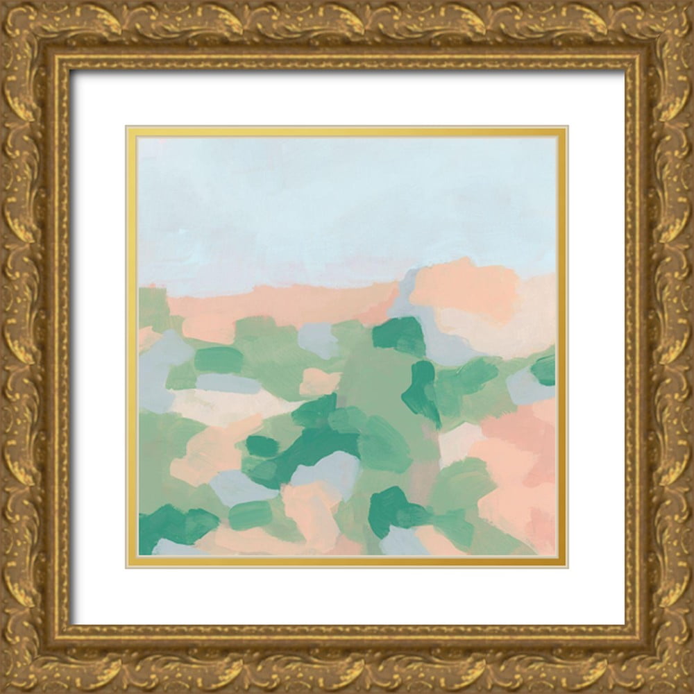 Vess, June Erica 12x12 Gold Ornate Wood Framed with Double Matting Museum Art Print Titled ...
