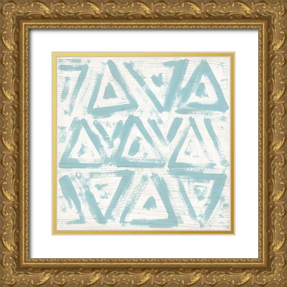 Vess, June Erica 12x12 Gold Ornate Wood Framed with Double Matting Museum Art Print Titled ...