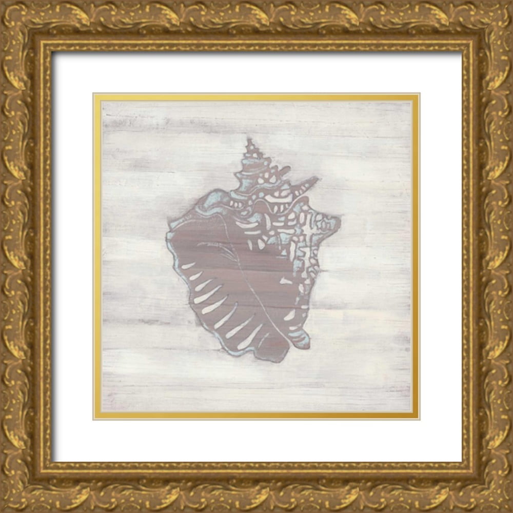 Vess, June Erica 12x12 Gold Ornate Wood Framed with Double Matting Museum Art Print Titled ...