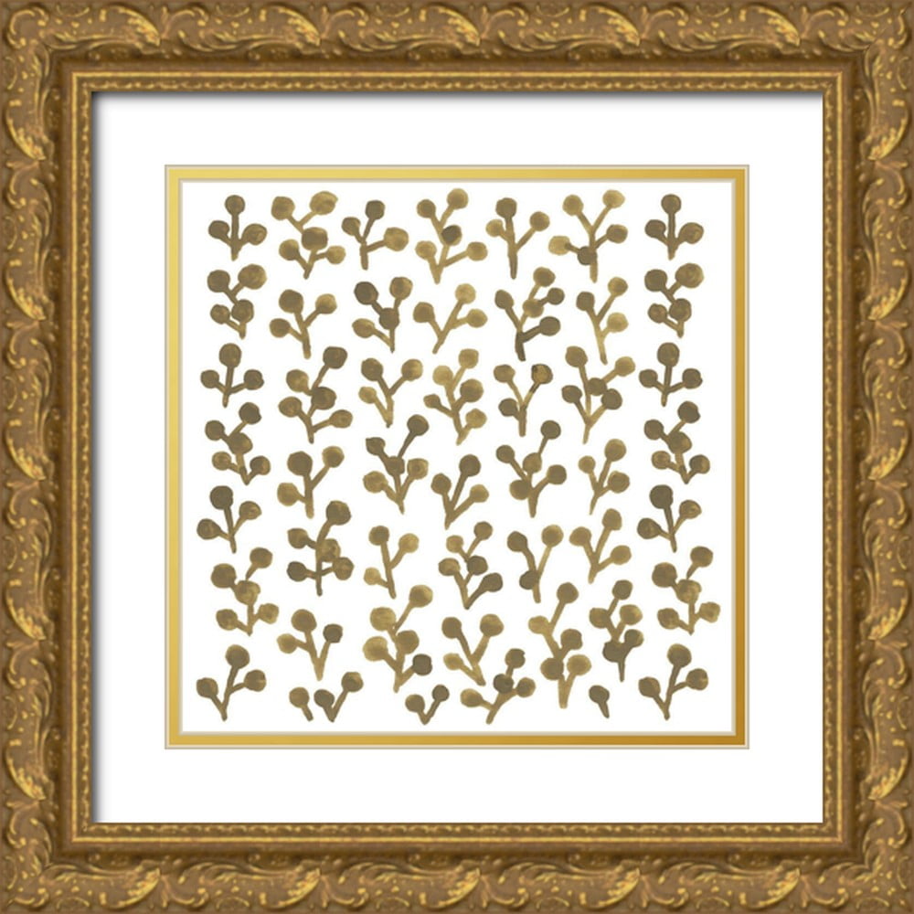 Vess, June Erica 12x12 Gold Ornate Wood Framed with Double Matting Museum Art Print Titled ...