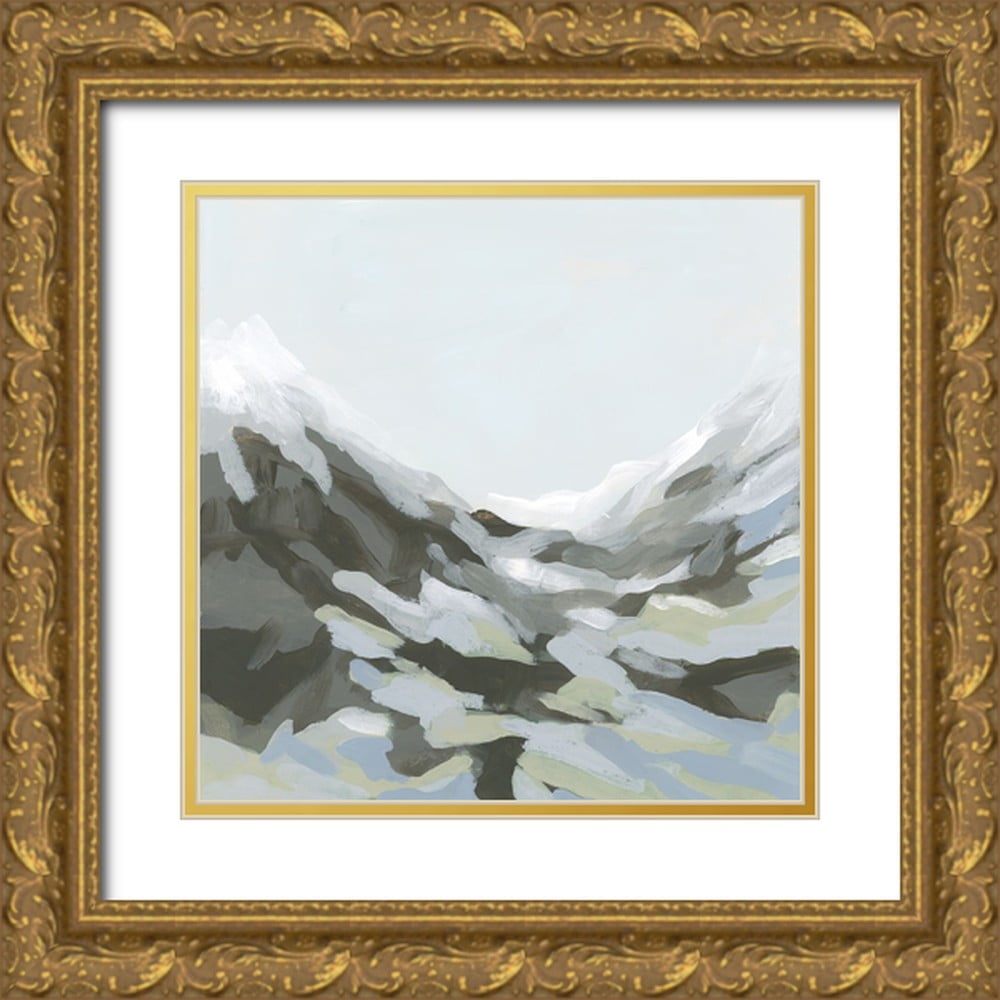 Vess, June Erica 12x12 Gold Ornate Wood Framed with Double Matting ...