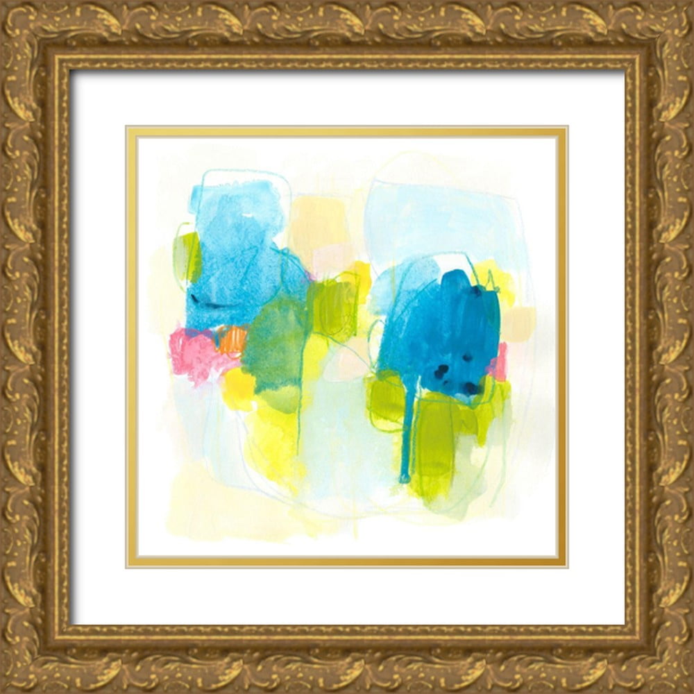 Vess, June Erica 12x12 Gold Ornate Wood Framed with Double Matting ...