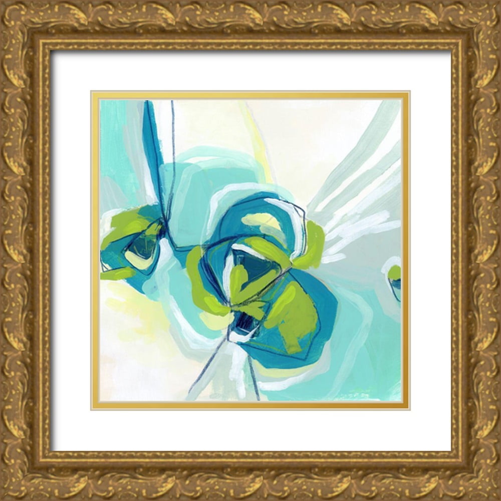 Vess, June Erica 12x12 Gold Ornate Wood Framed with Double Matting Museum Art Print Titled ...