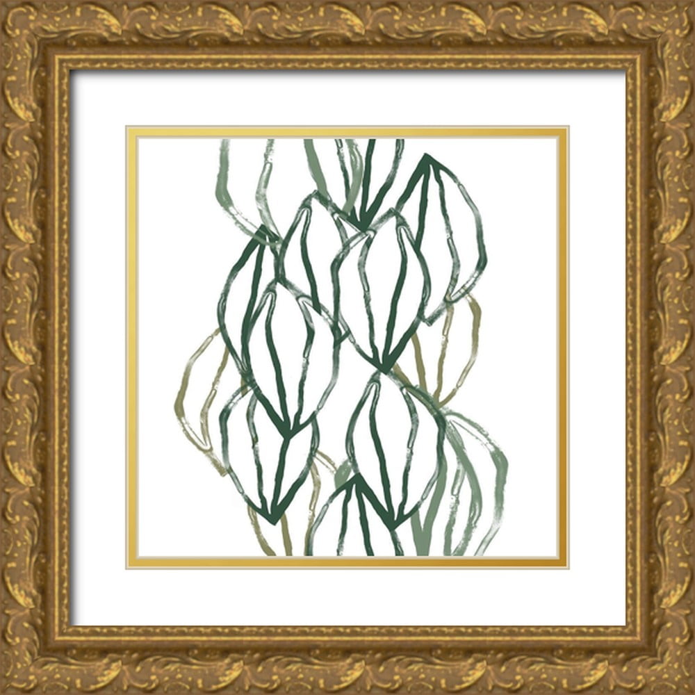 Vess, June Erica 12x12 Gold Ornate Wood Framed with Double Matting Museum Art Print Titled ...