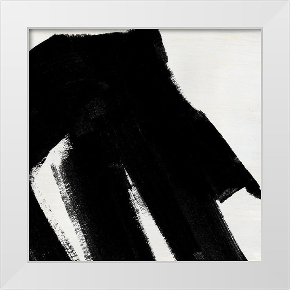 Vess, June Erica 12x12 White Modern Wood Framed Museum Art Print Titled - Block Brushwork III ...