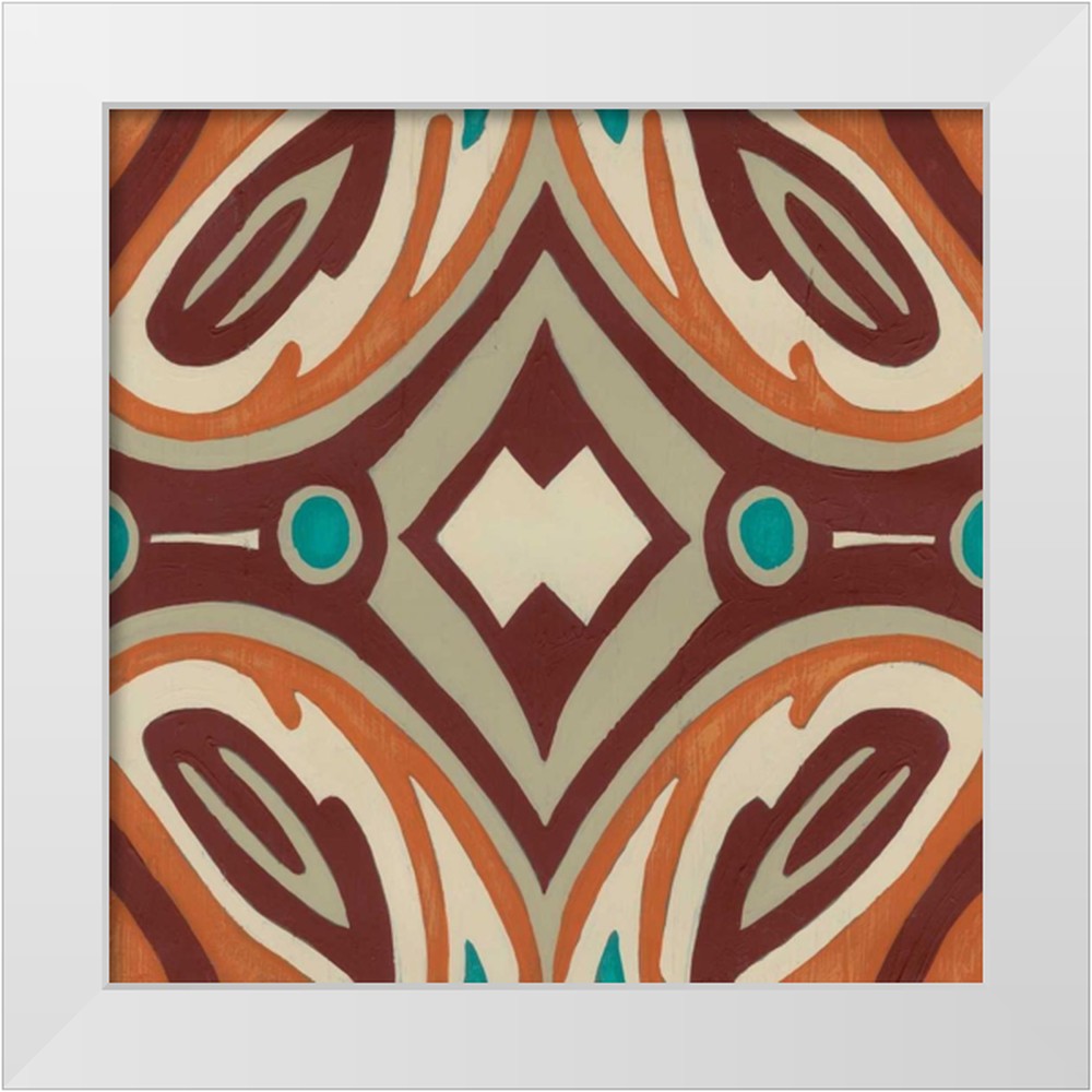 Vess, June Erica 12x12 White Modern Wood Framed Museum Art Print Titled ...