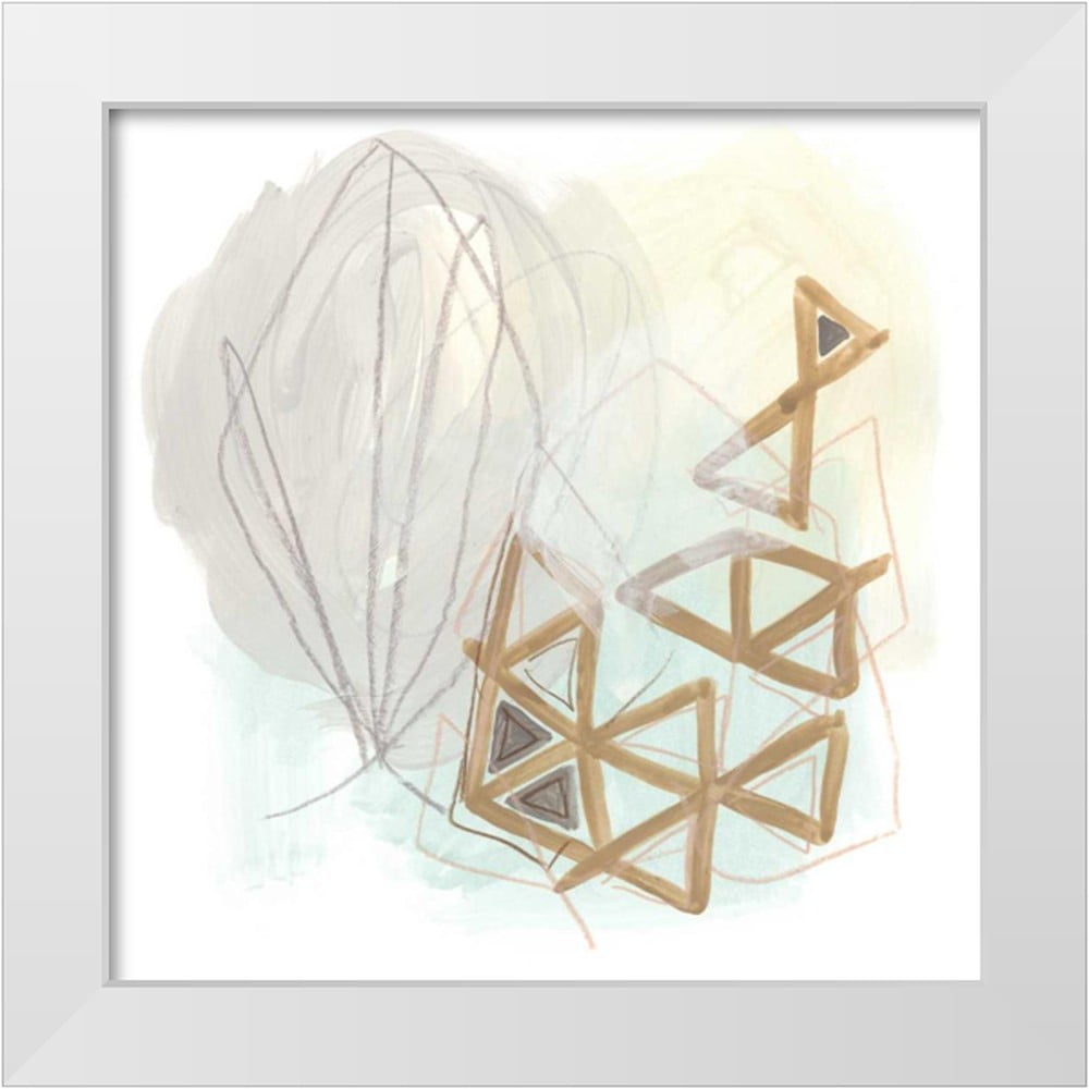 Vess, June Erica 12x12 White Modern Wood Framed Museum Art Print Titled ...