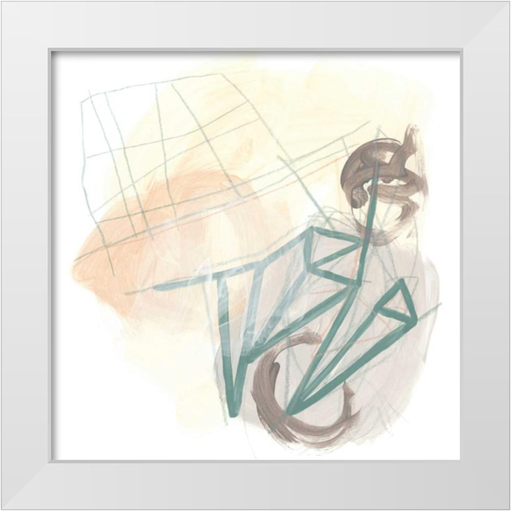 Vess, June Erica 12x12 White Modern Wood Framed Museum Art Print Titled ...