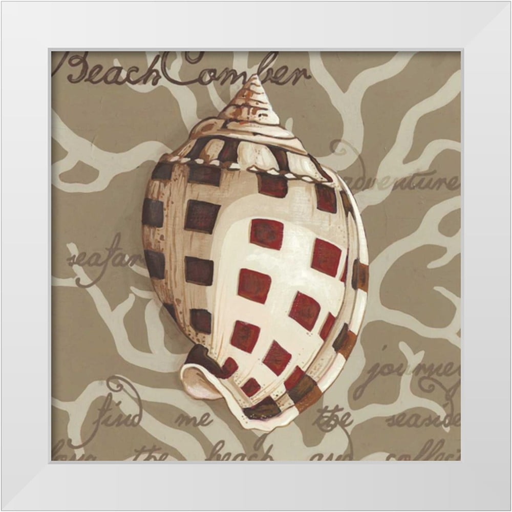 Vess, June Erica 12x12 White Modern Wood Framed Museum Art Print Titled ...