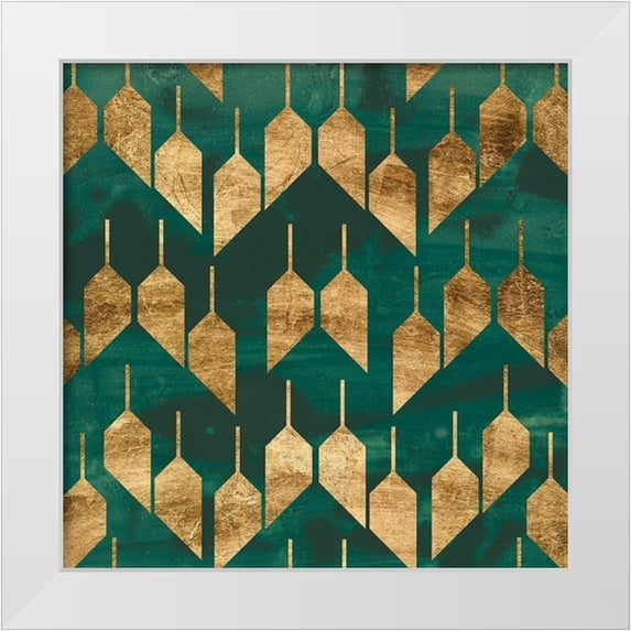 Vess, June Erica 12x12 White Modern Wood Framed Museum Art Print Titled ...