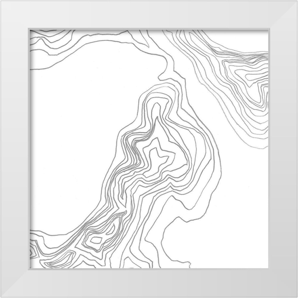 Vess, June Erica 12x12 White Modern Wood Framed Museum Art Print Titled ...