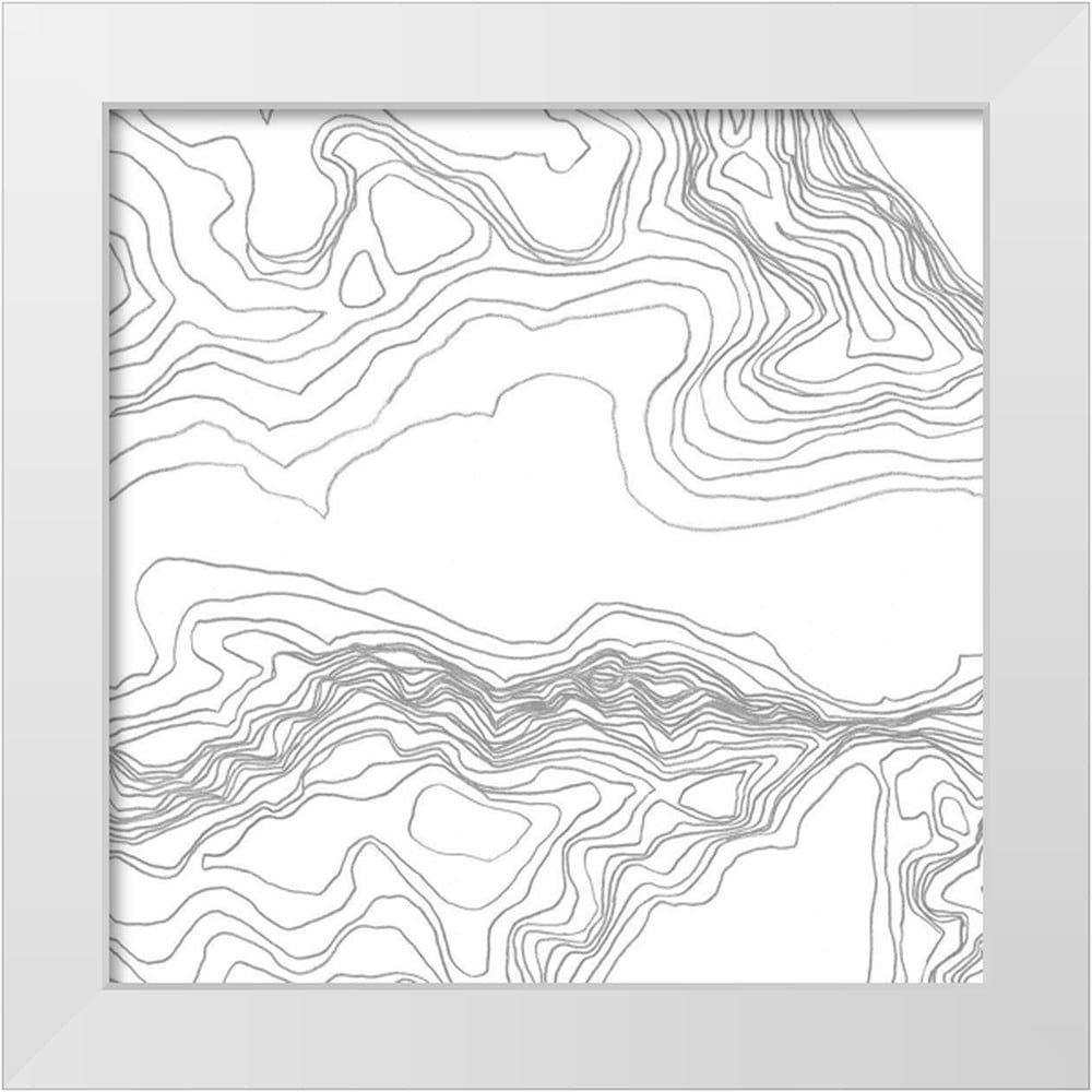 Vess, June Erica 12x12 White Modern Wood Framed Museum Art Print Titled ...