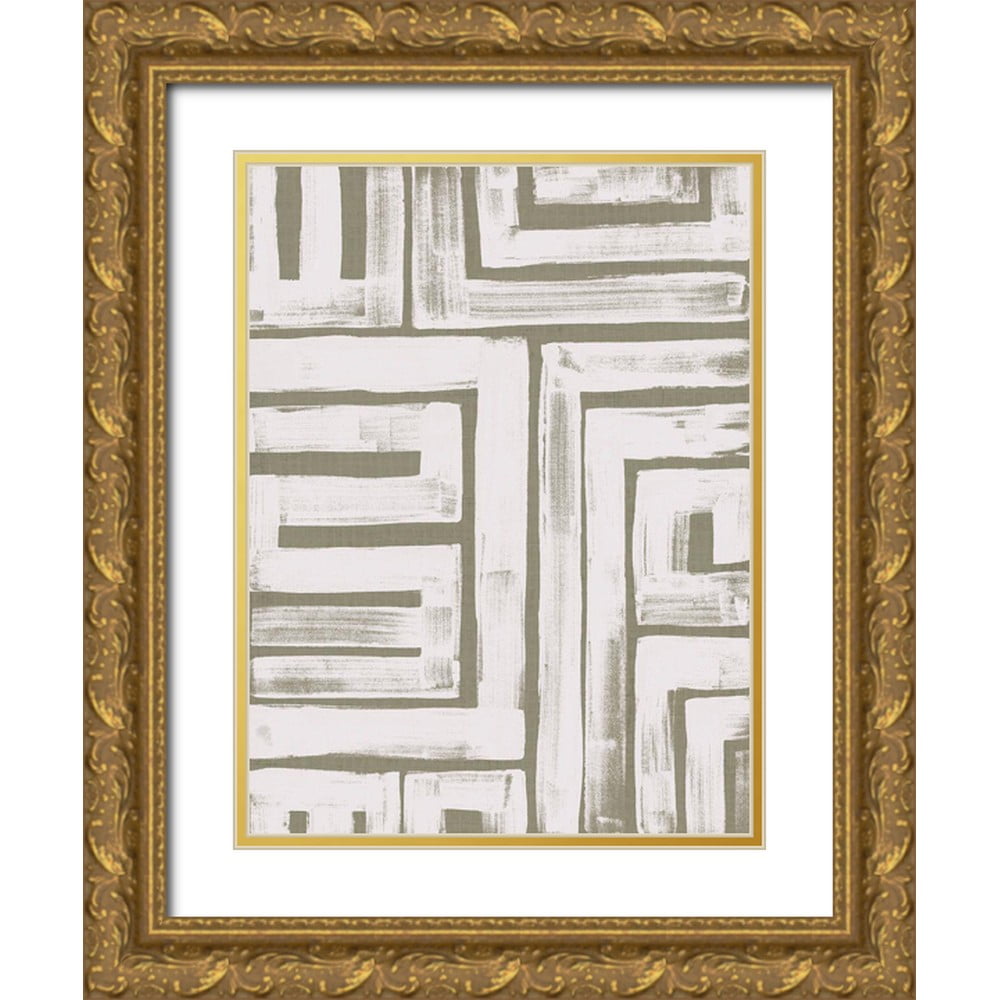 Vess, June Erica 12x14 Gold Ornate Wood Framed with Double Matting ...
