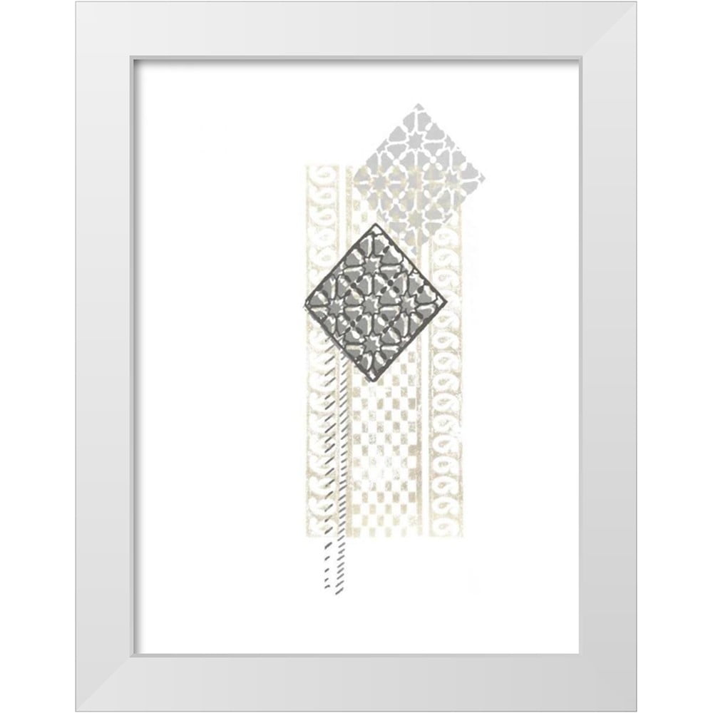 Vess, June Erica 12x14 White Modern Wood Framed Museum Art Print Titled ...
