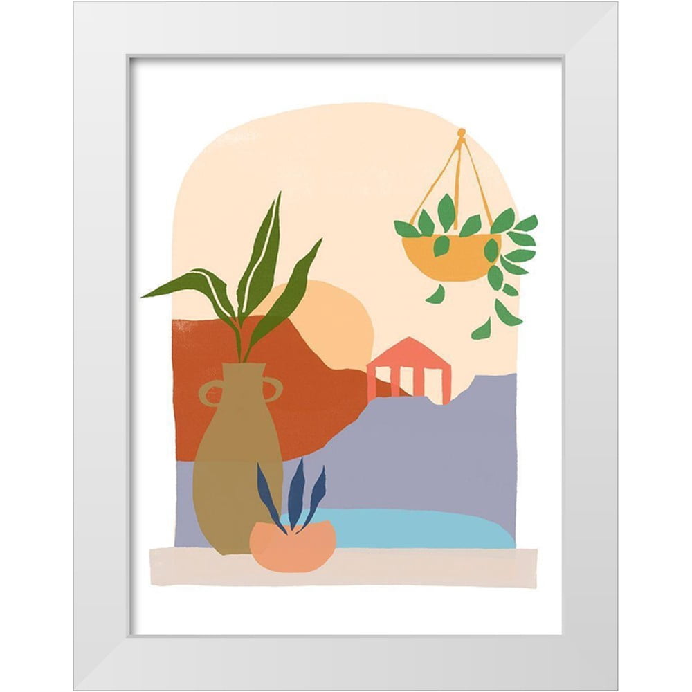 Vess, June Erica 12x14 White Modern Wood Framed Museum Art Print Titled ...