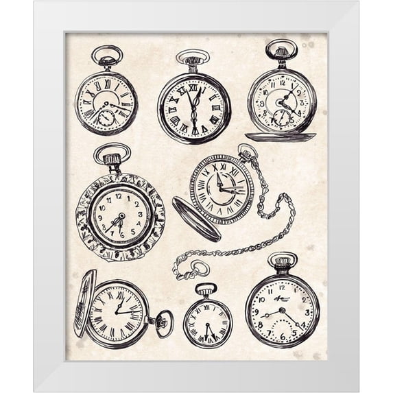 Vess, June Erica 12x14 White Modern Wood Framed Museum Art Print Titled ...
