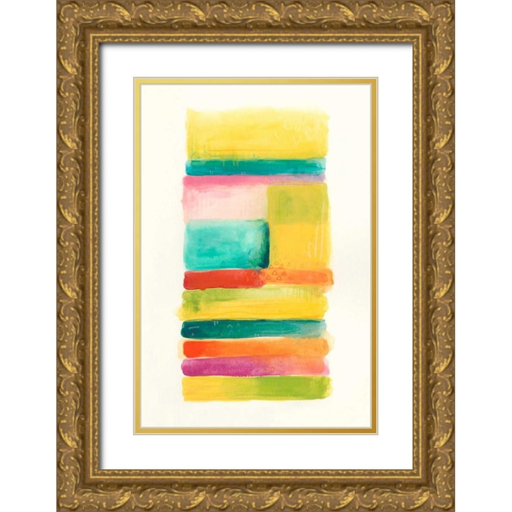 Vess, June Erica 13x18 Gold Ornate Wood Framed with Double Matting ...
