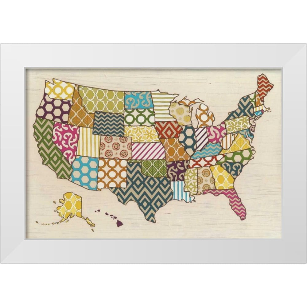 Vess, June Erica 14x11 White Modern Wood Framed Museum Art Print Titled ...