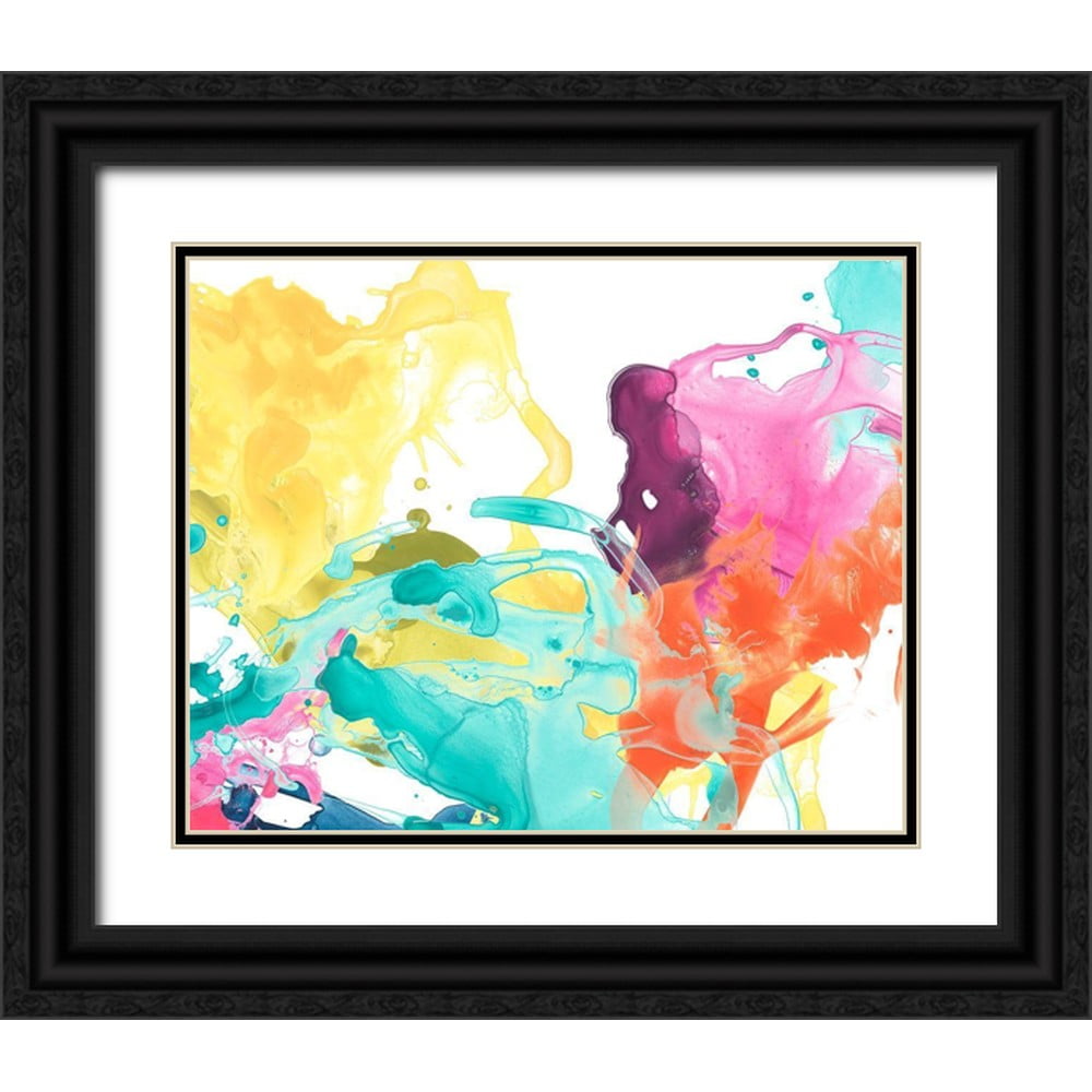 Vess, June Erica 14x12 Black Ornate Wood Framed with Double Matting ...