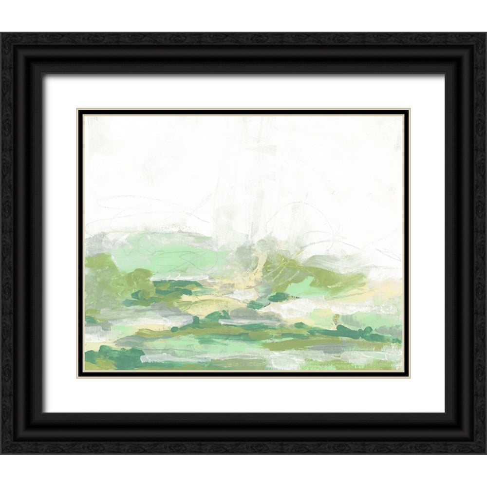 Vess, June Erica 14x12 Black Ornate Wood Framed with Double Matting ...