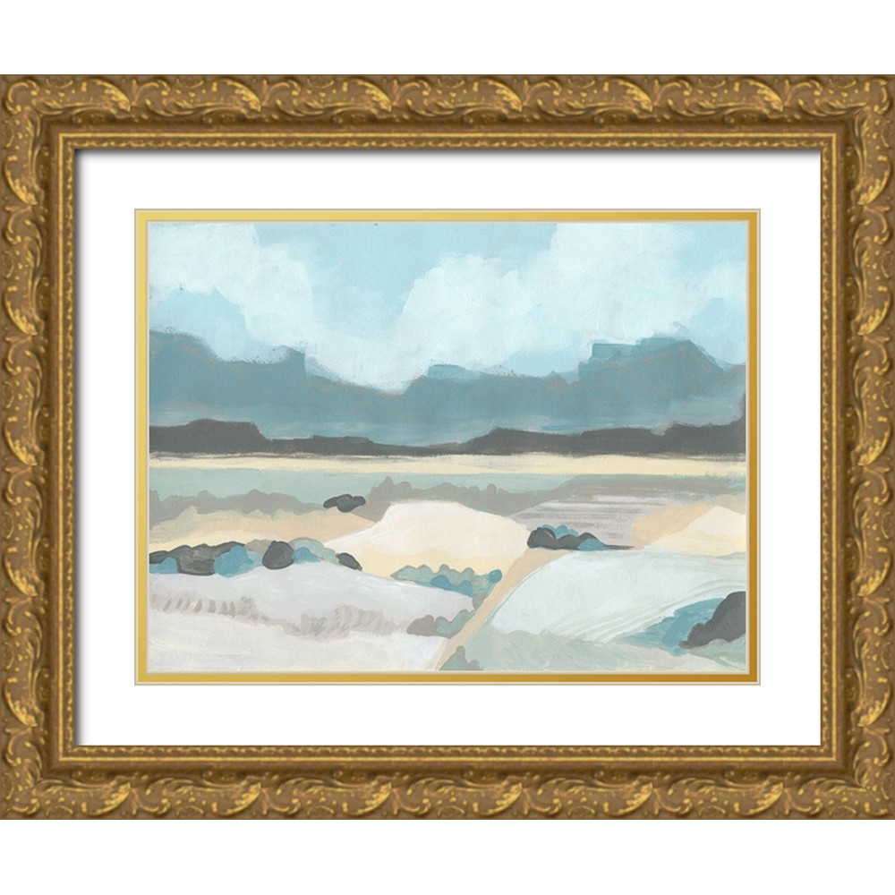 Vess, June Erica 14x12 Gold Ornate Wood Framed with Double Matting ...
