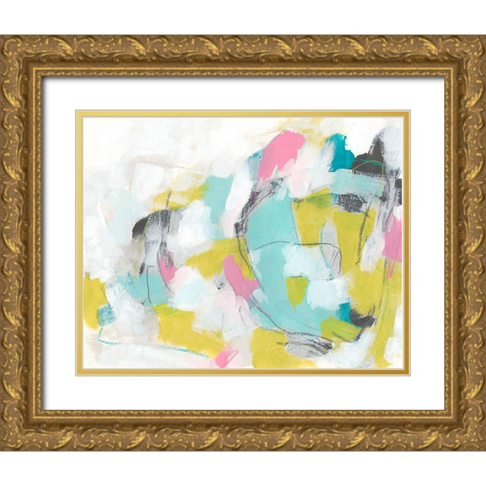 Vess, June Erica 14x12 Gold Ornate Wood Framed with Double Matting ...