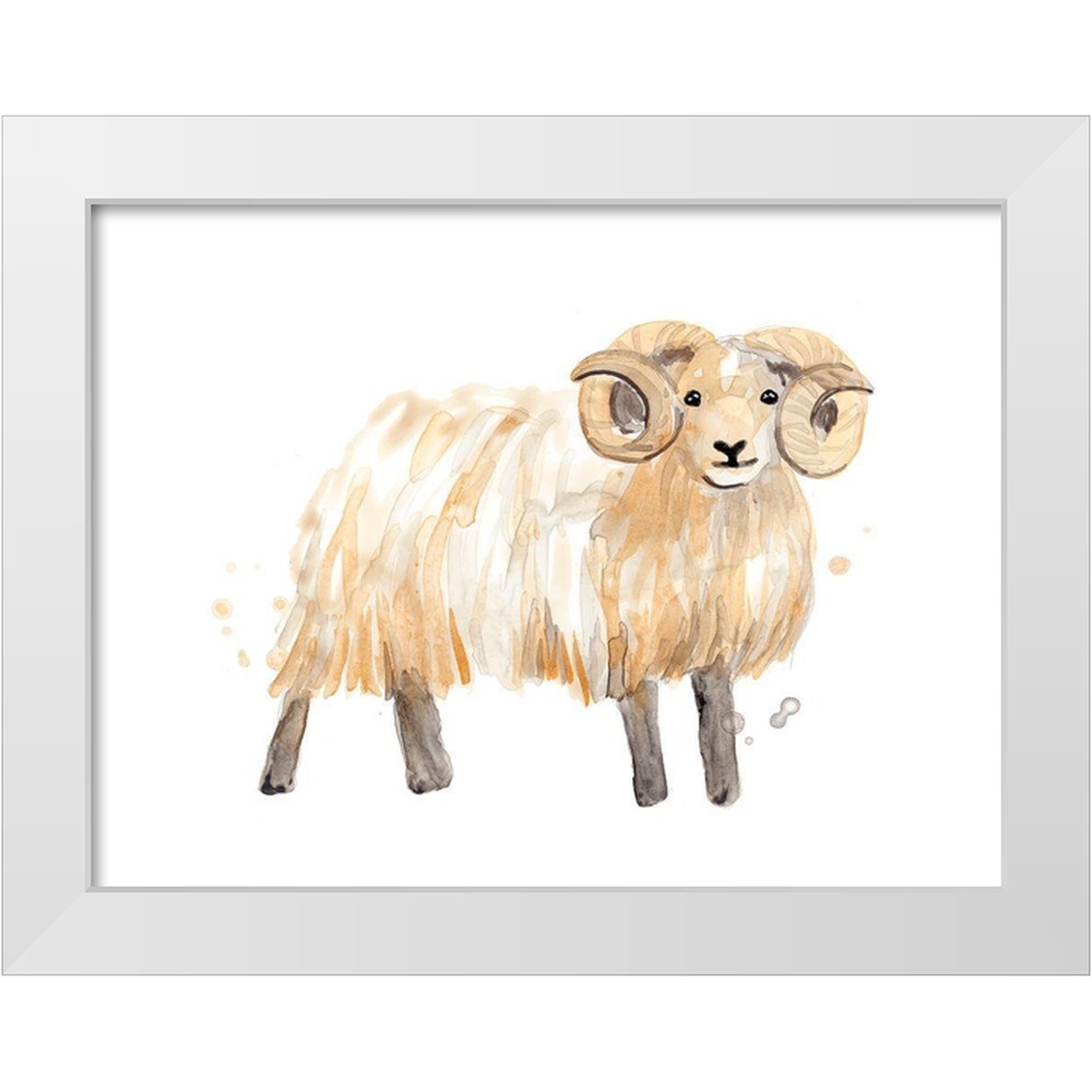 Vess, June Erica 14x12 White Modern Wood Framed Museum Art Print Titled ...