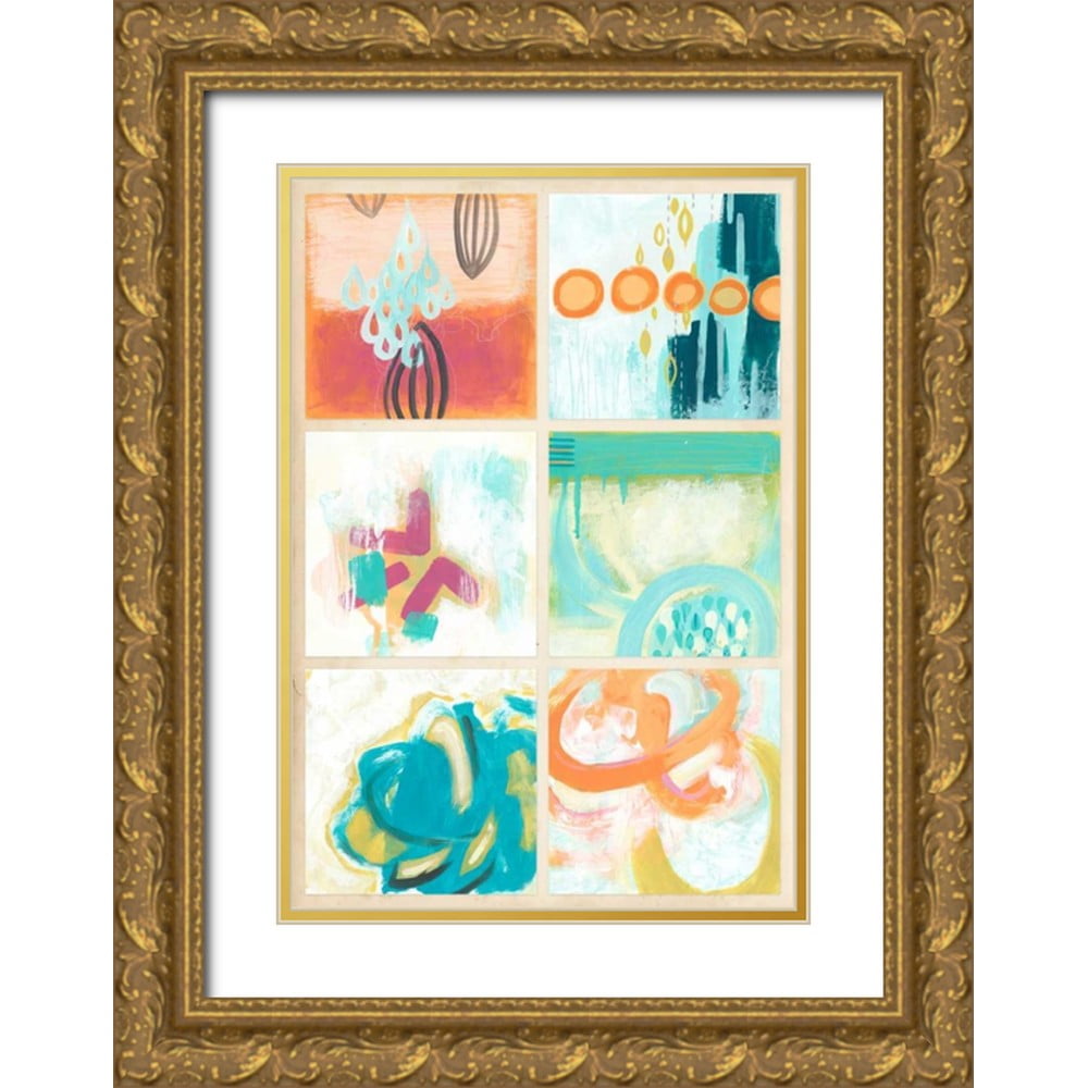 Vess, June Erica 14x18 Gold Ornate Wood Framed with Double Matting ...