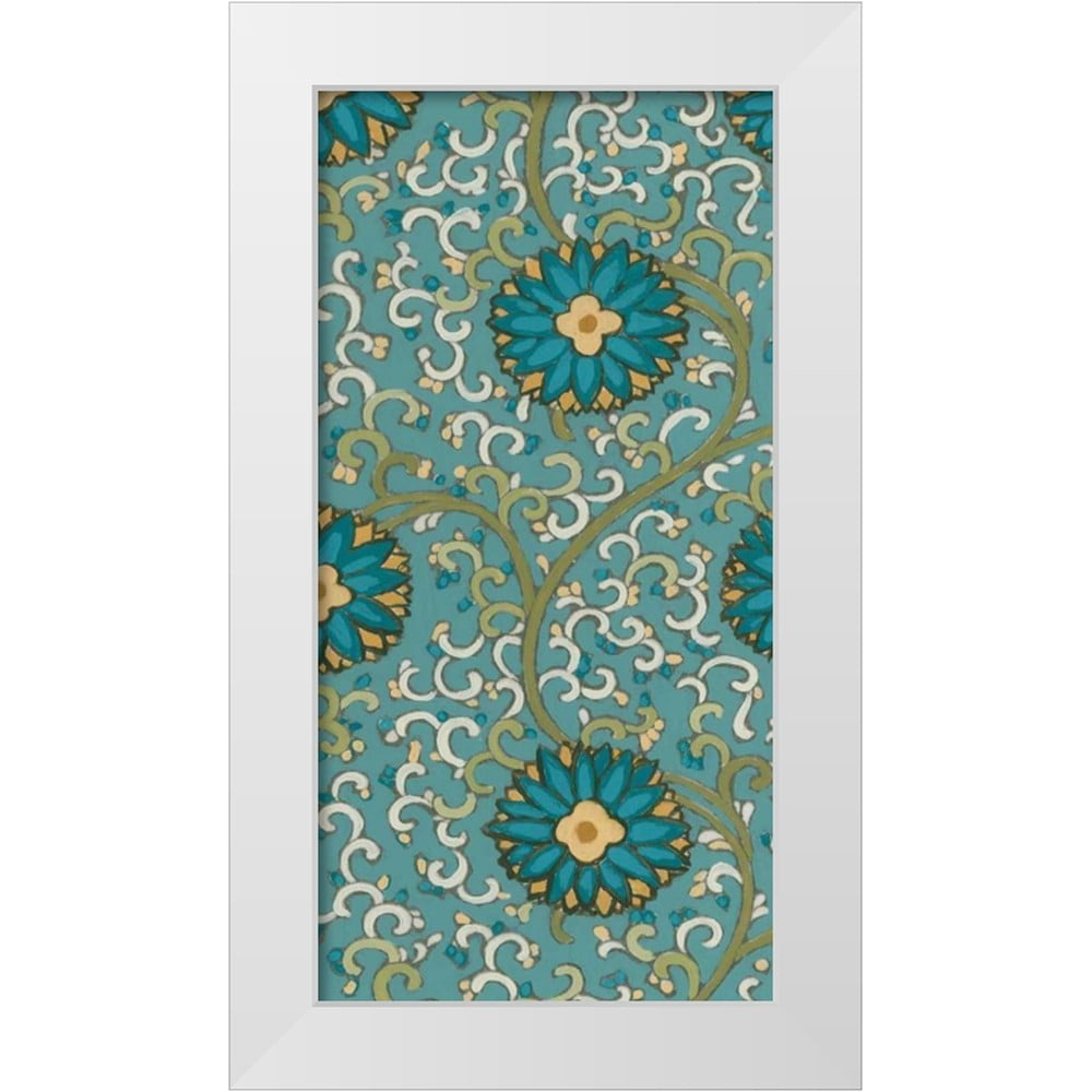 Vess, June Erica 14x24 White Modern Wood Framed Museum Art Print Titled ...